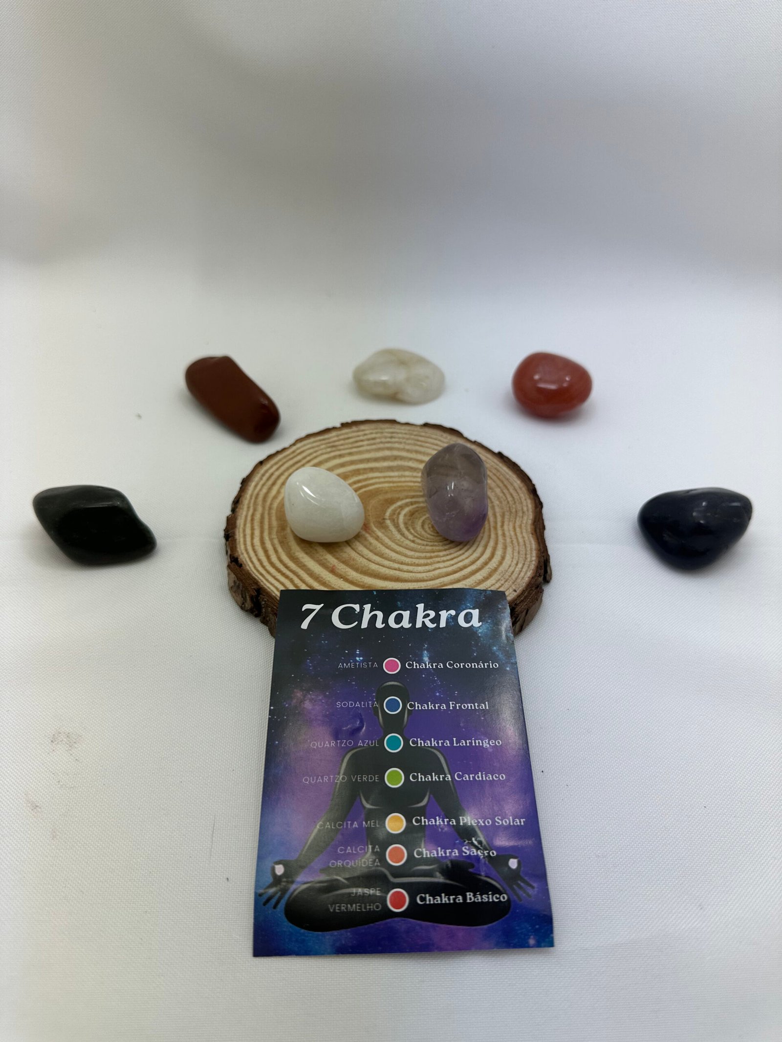 Caixa Dos Chakras – Pedra Rolada – Aura da Lua